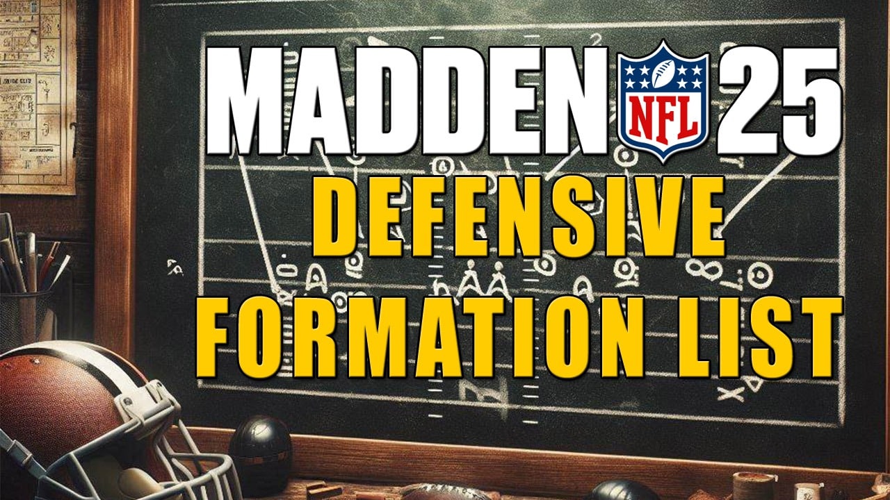 Madden 25 Defensive Formation Finder & Search Tool